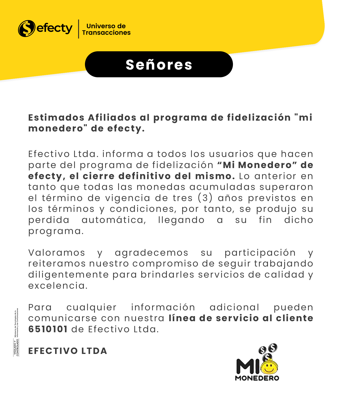 Giros, pagos y recargas | Efecty